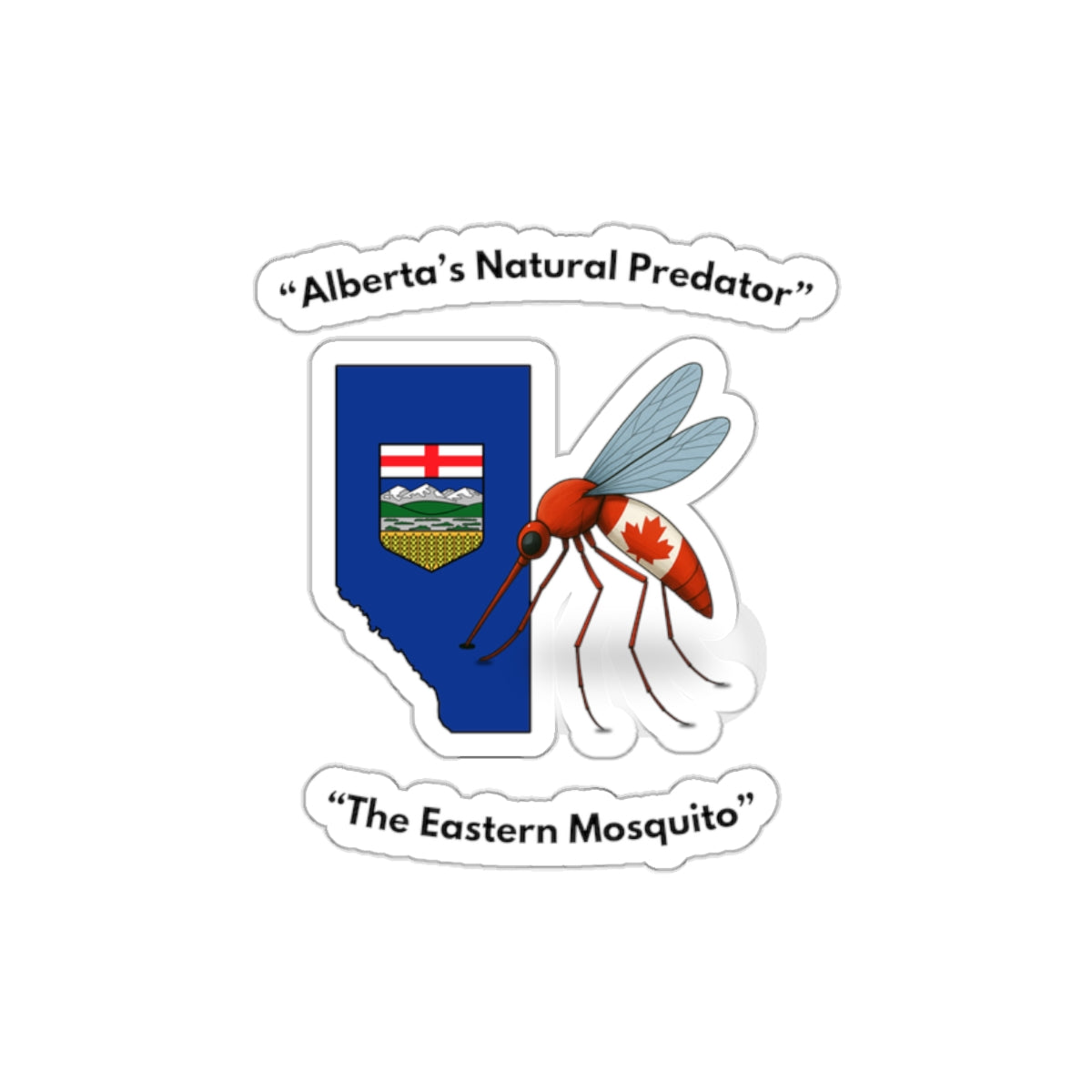 "Eastern Mosquito" Sticker – Alberta Unchained
